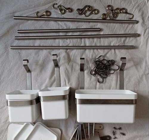 IKEA grundtal для кухни рейлинг крючки коробка