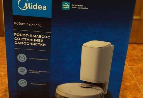 Робот пылесос со станцией очистки midea s8+ новый