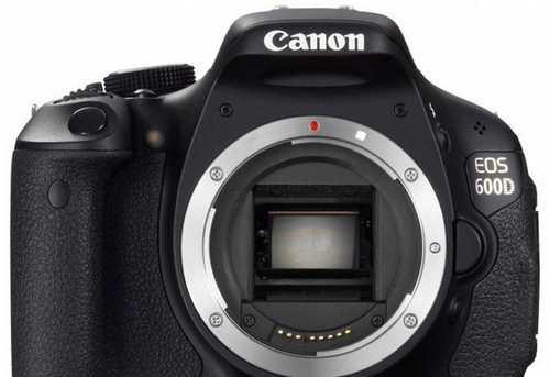 Зеркальная камера Canon EOS 600D Body черный