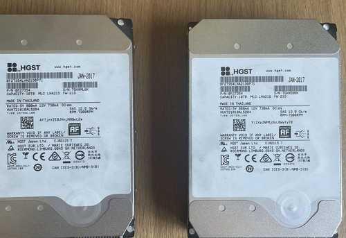 Жесткий диск hgst HUH721010AL5204 10Tb 7200 SAS