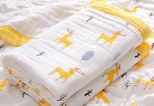 Муслиновое одеяло для новорожденных
