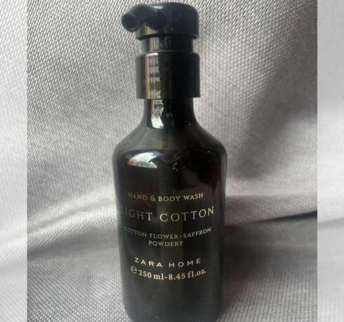 Жидкое мыло /гель для душа zara home light cotton