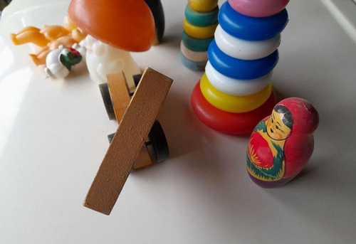 Игрушки СССР деревянные пластиковые винтаж