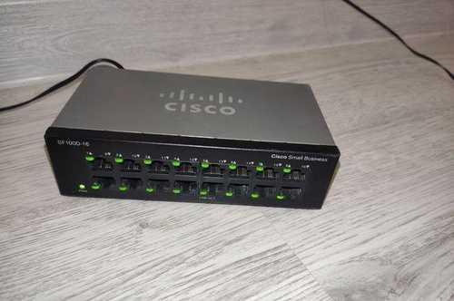 Коммутатор неуправляемый Cisco SF100D-16