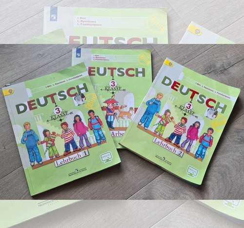 Учебники немецкий язык Бим 3 класс Deutsch+тетрадь