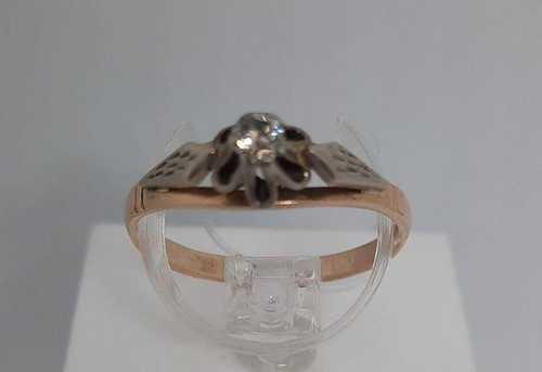 Кольцо с бриллиантом 585 пробы 20р