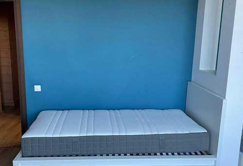 Кровать с матрасом IKEA бу