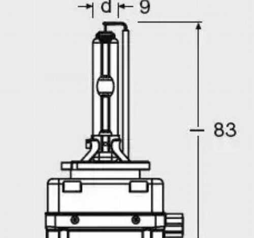 Osram 66340CLC Лампа D3S 42V 35W PK32d-5 xenarc cl