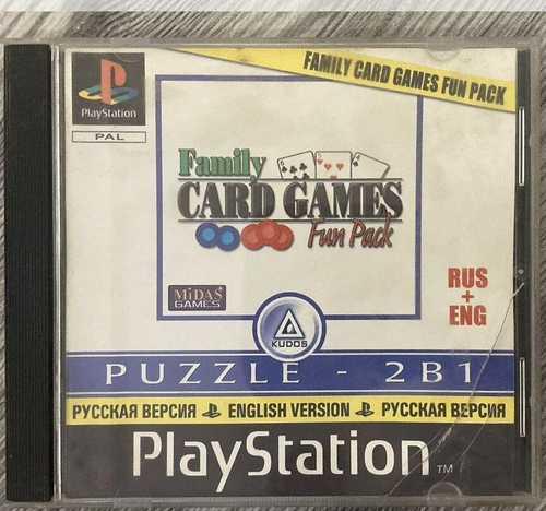 Family Card Games Fun Pack PsOne игры