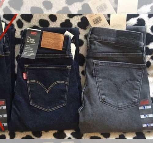 Джинсы жен W24 «Levi’s» 710 Super Skinny. Оригинал