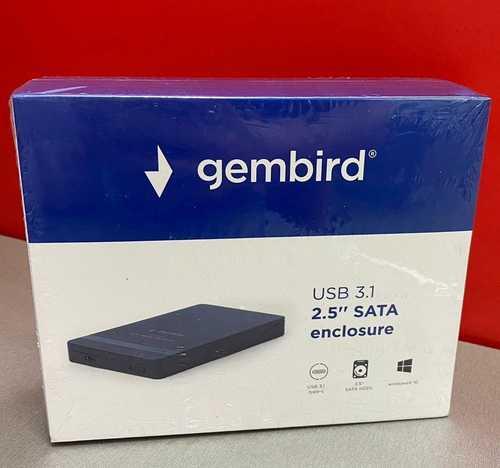 Внешний бокс для HDD 2.5" USB Type-c Gembird EE2-U