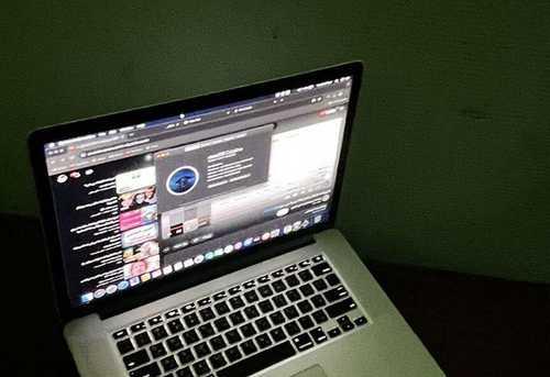 MacBook Pro 15 (2012), 250 ГБ, Core i7, 2.3 ГГц, RAM 8 ГБ, GeForce GT 650M 1 ГБ