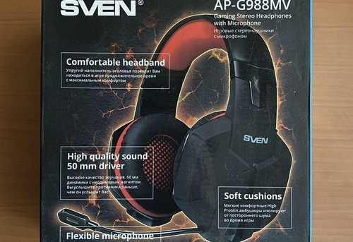 Игровые наушники с микрофоном sven AP-G988MV