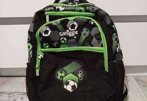 Детский рюкзак в футбольном стиле, зелёный
