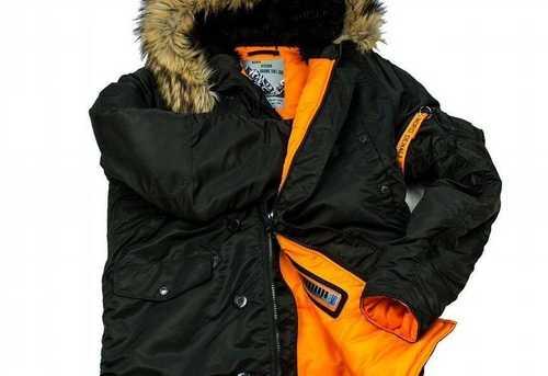 Куртка аляска nord denali husky black/orange