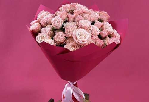 Кустовые пионовидные розы (Мадам Бомбастик) 11 шт