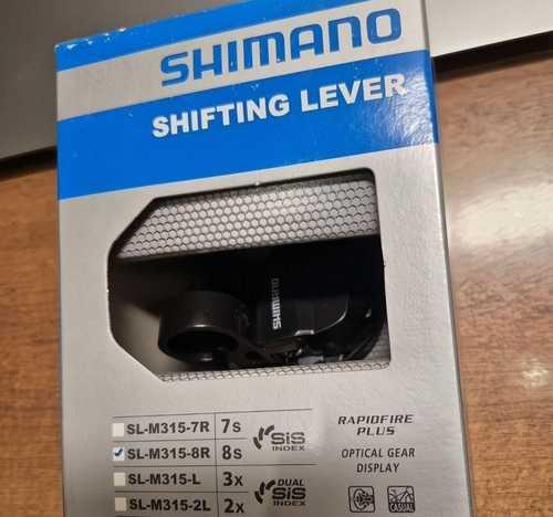 Шифтер shimano altus, SL-M315-BR, 8 ск