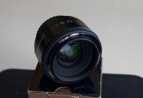 Объектив Yongnuo 50mm f1,8 (Canon)