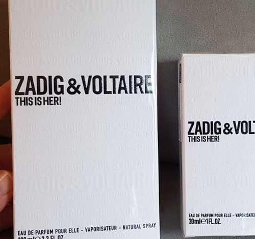 Духи женские Zadig voltaire This is her