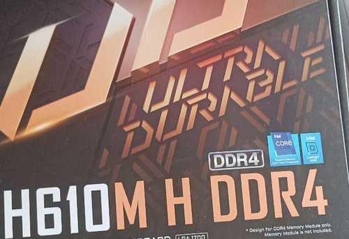 Материнская плата lga 1700, h610M H gigabyte