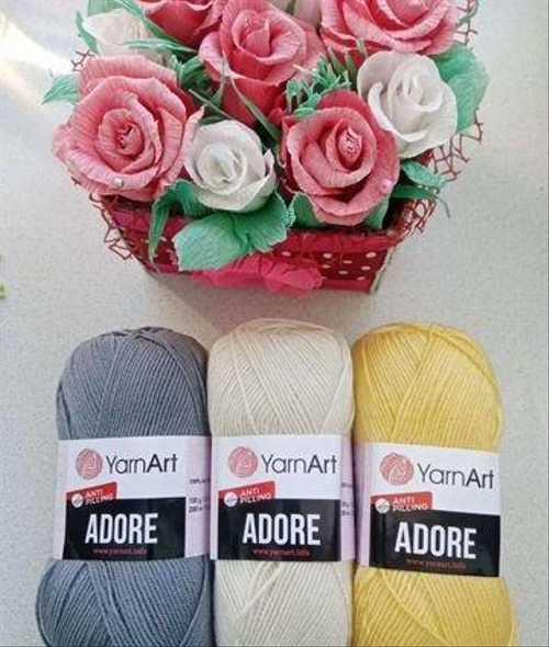 Пряжа Yarnart Adore