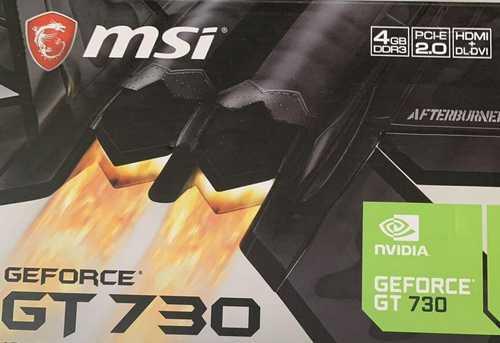 Видеокарта GeForce GT 730 MSI 4GB DDR3