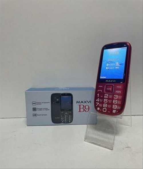 Сотовый Телефон Maxvi B9 красный (2602006)