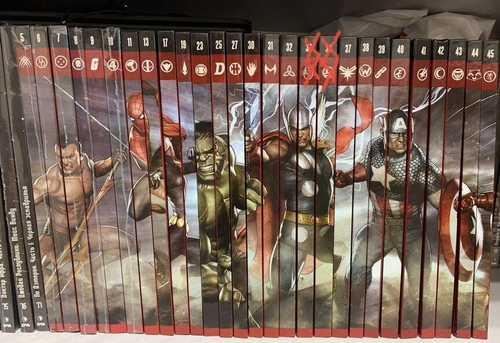 Marvel Hachette (Комиксы Марвел Ашетт красные)