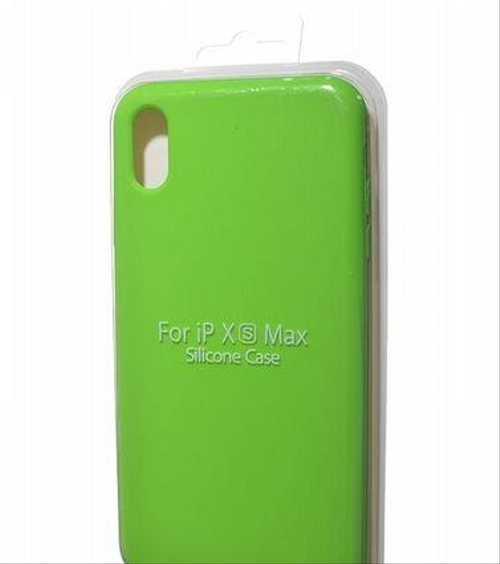 Чехол-накладка для iPhone XS Max silicone case NL