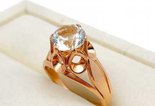 Золотое кольцо с камнем 583пр. размер: 16,7