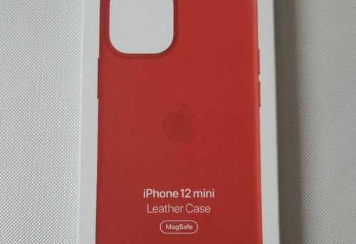 Чехол на iPhone 12 mini Leather Case оригинал