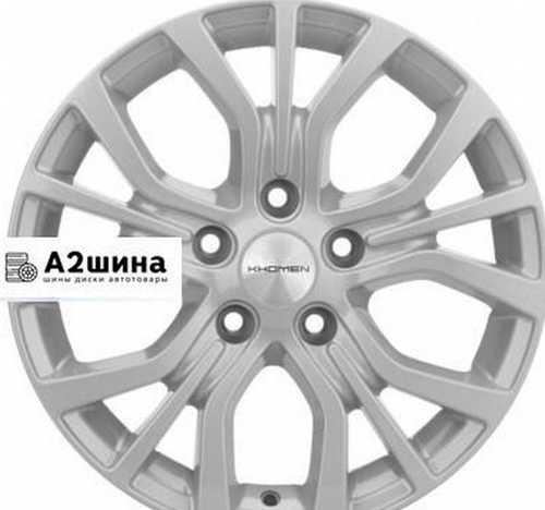 Диски Khomen Wheels KHW1608 (Qashqai) F-Silver 6,5*16 5*114,3 ET40 66,1