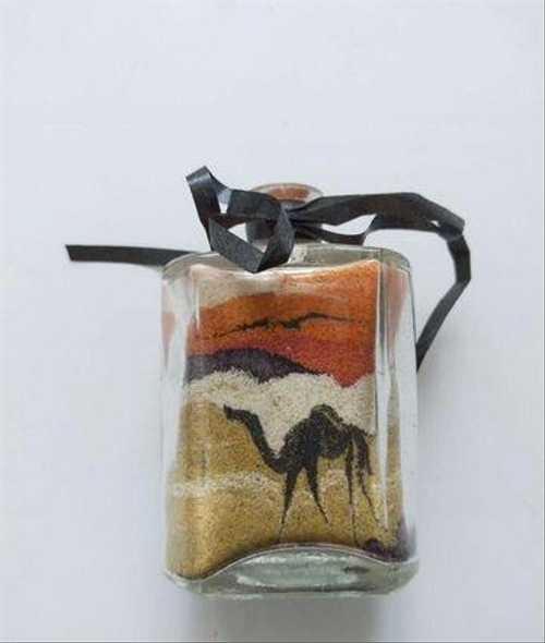 Сувенир бутылка с песком из Египта