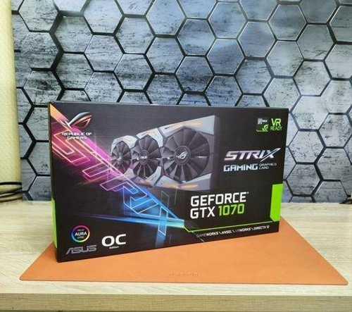 Видеокарта Asus GeForce GTX 1070 strix OC