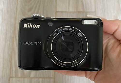Винтажный фотоаппарат nikon coolpix l26