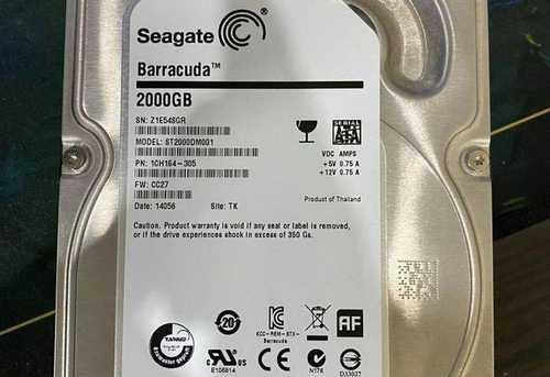 Жесткий диск hdd, Seagate Barracuda 2tb