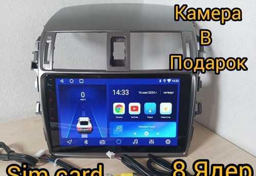 Магнитола 4/64 Toyota corolla 2007-2011 Android