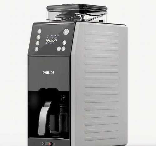 Кофемашина Philips HD7901, черный/белый