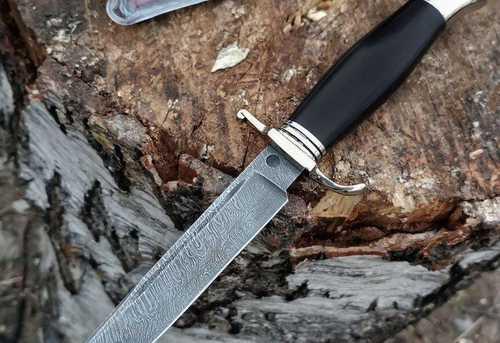 Нож финка "нквд" из дамасской стали