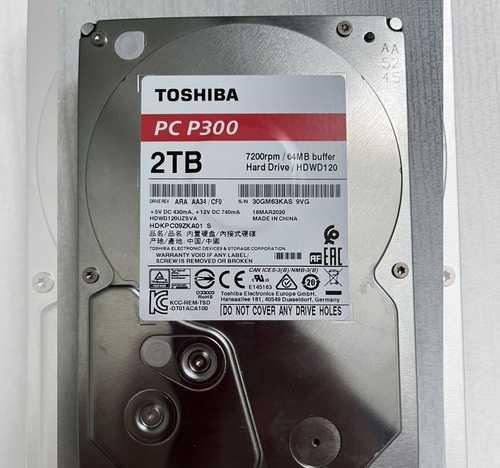 Жесткий диск SATA hdd 3.5 2tb