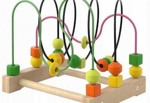 Развивающие игрушки IKEA + полог лист