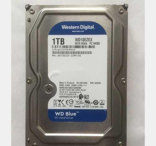 Western Digital WD10ezex 1000Gb SATA3 7200rpm