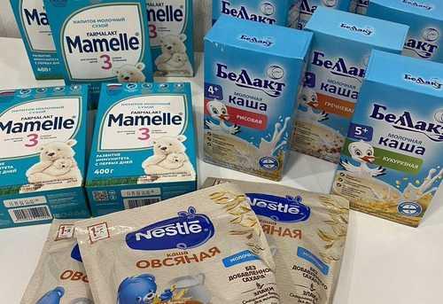 Каша молочная беллакт, Nestle, смесь Mamelle 3