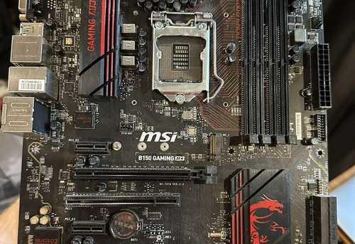 Материнская плата MSI b150 gaming m3