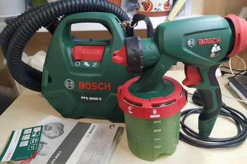 Краскопульт электрический bosch pfs 3000-2