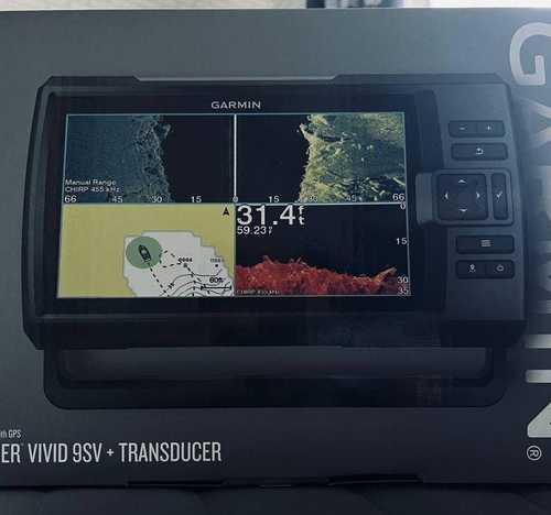 Эхолот Garmin Striker Vivid 9sv с датчиком GT-52