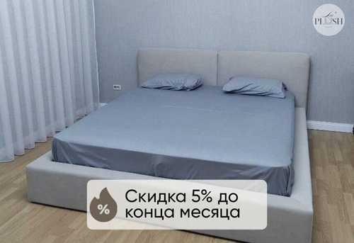 Новая двухспальная кровать с подъёмным механизмом