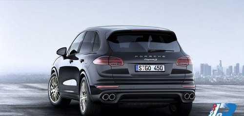 Рестайлинг porsche cayenne 958.1 задняя часть