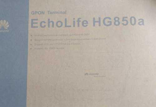 Терминал (роутер) Huawei gpon EchoLife HG850a