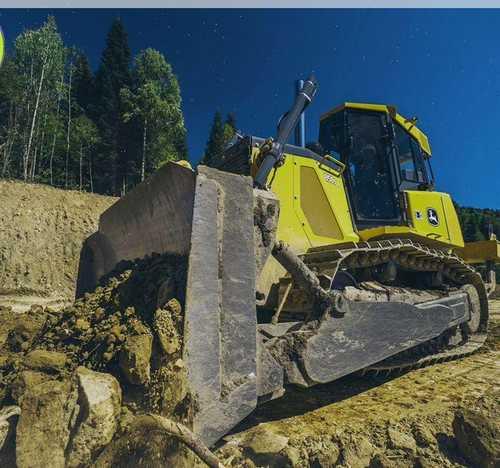 Стекло дверное на бульдозер John Deere 850J-II